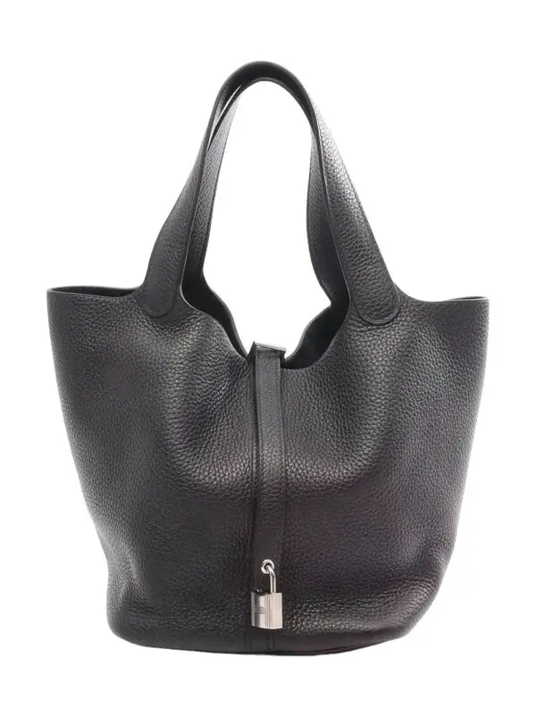 Hermès 2019 Mm Picotin Lock Tote Bag - Black