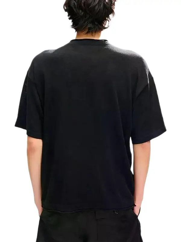 Kenzo Logo-embroidered T-shirt - Black