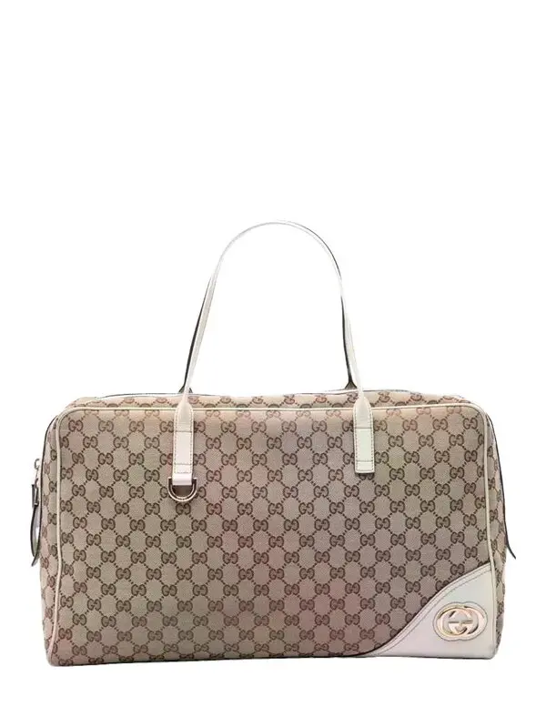 Gucci Gg Canvas New Britt Shoulder Bag - Neutrals