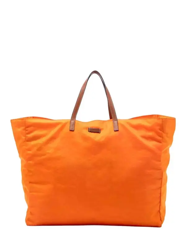 Gucci Gg Nylon Travel Bag - Orange