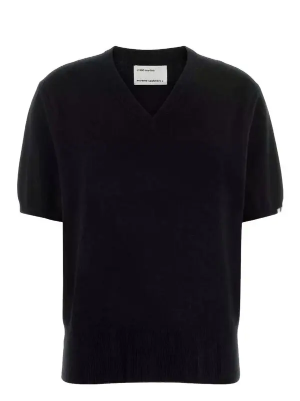 Extreme Cashmere N°490 Martina Knit T-shirt - Black