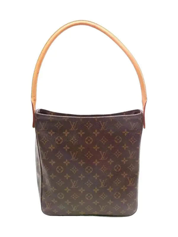 LOUIS VUITTON 2002 Gm Looping Monogram Canvas Shoulder Bag - Brown