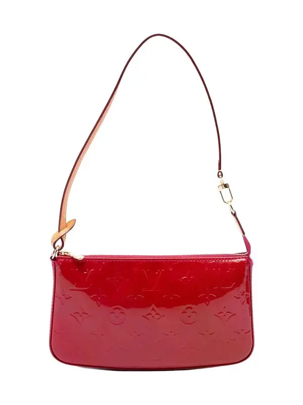 LOUIS VUITTON 2013 Monogram Vernis Pochette Accessoires Shoulder Bag - Red