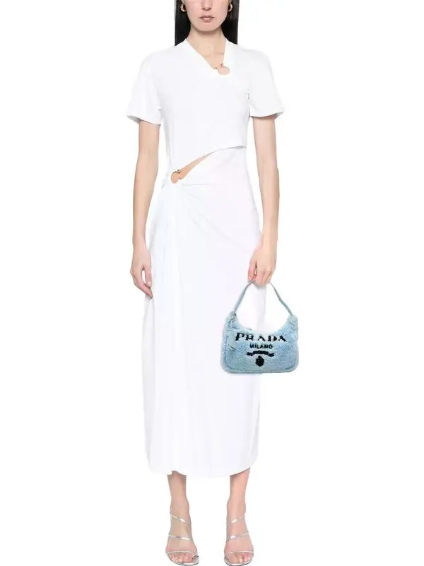 Prada Mini Terry Re-edition 2000 Shoulder Bag - Blue
