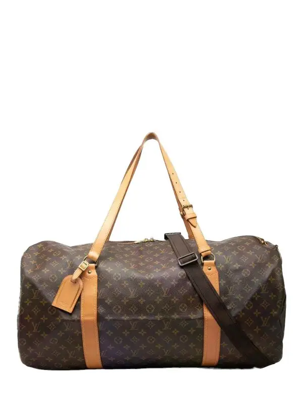 LOUIS VUITTON Monogram Sac Polochon Travel Bag - Brown