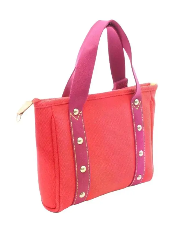 LOUIS VUITTON 2005 Pm Antigua Cabas Tote Bag - Red