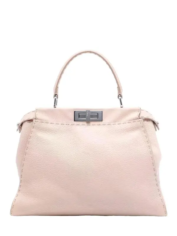 Fendi Selleria Peekaboo Iconic Satchel - Pink