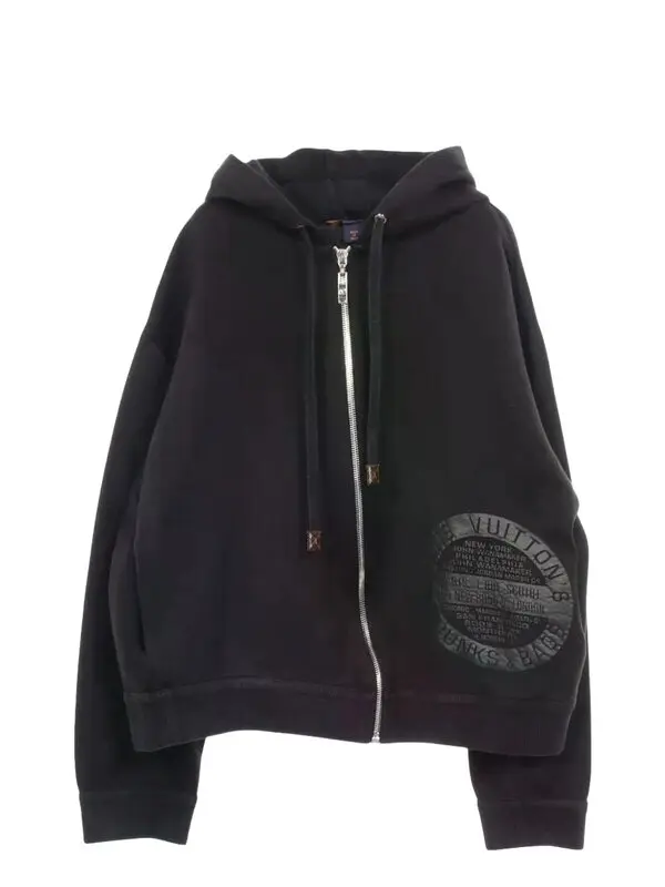 LOUIS VUITTON 2000s Zip-up Hoodie - Black