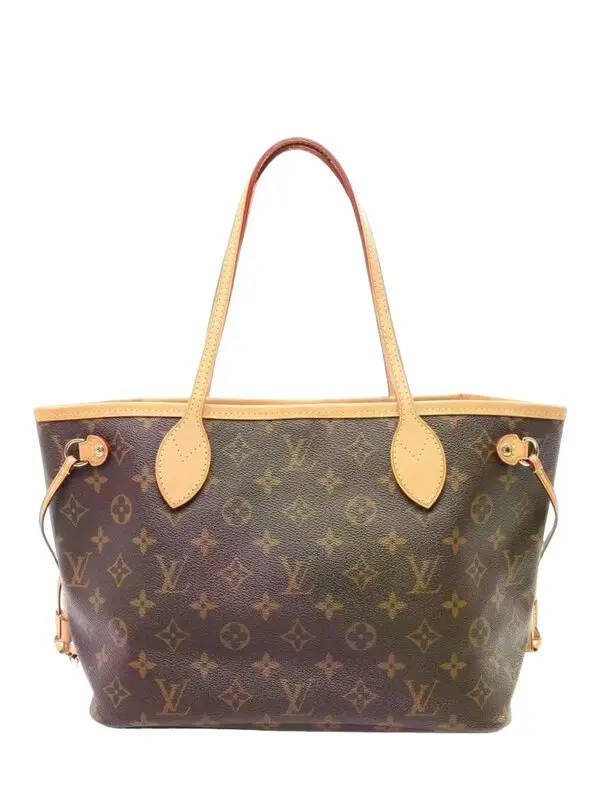 LOUIS VUITTON Monogram Neverfull Pm Tote Bag - Brown