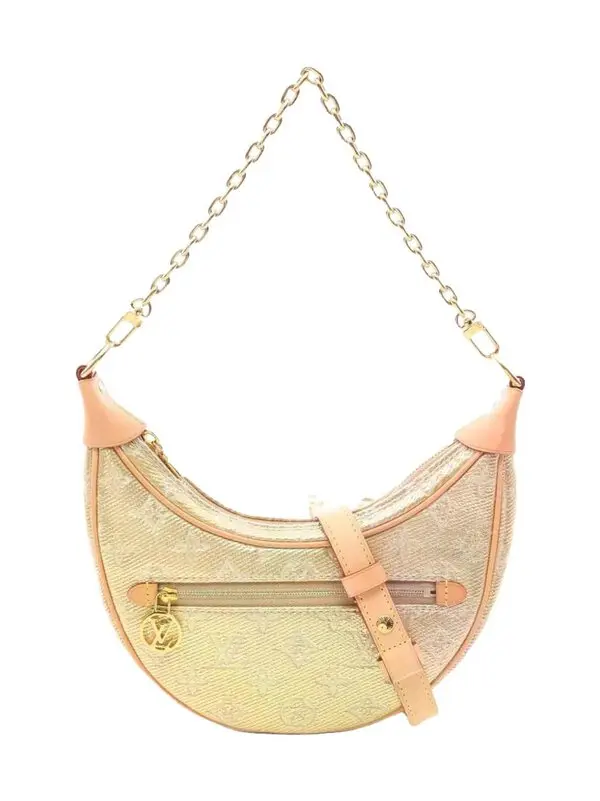 LOUIS VUITTON Loop Monogram Jacquard Shoulder Bag - Gold