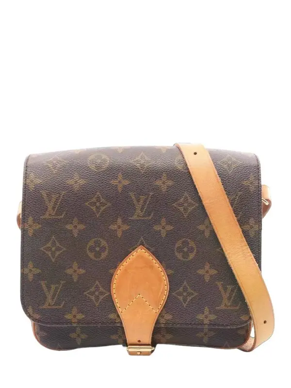 LOUIS VUITTON Monogram Cartesier Mm Shoulder Bag - Brown