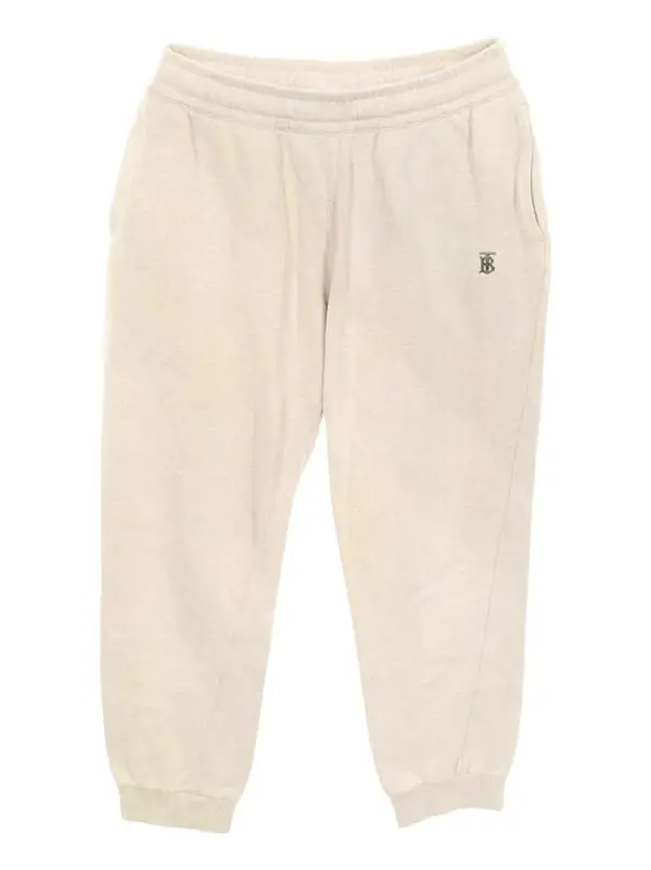 Burberry 2010s Tb Logo Track Pants - Neutrals