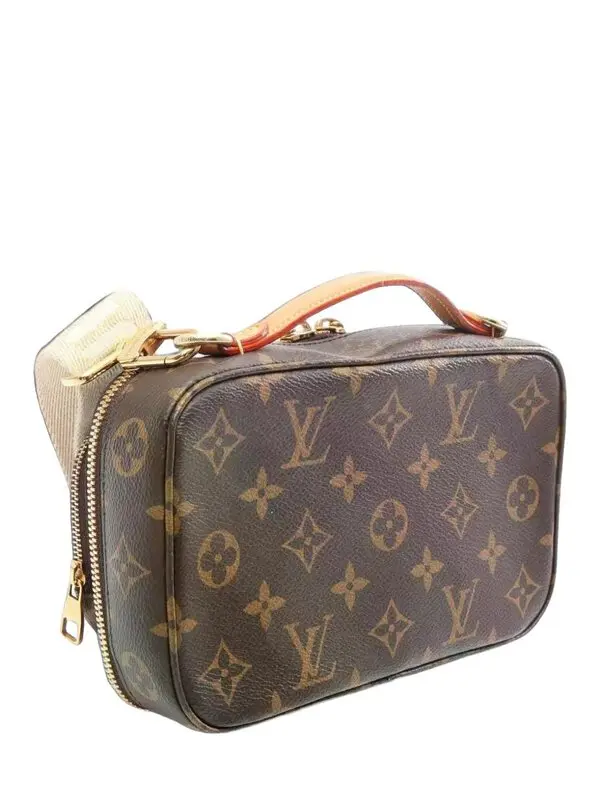 LOUIS VUITTON Monogram Mini Utility Bag - Brown