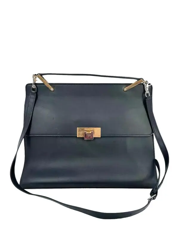 Balenciaga Le Dix Cartable Top Handle Bag - Black