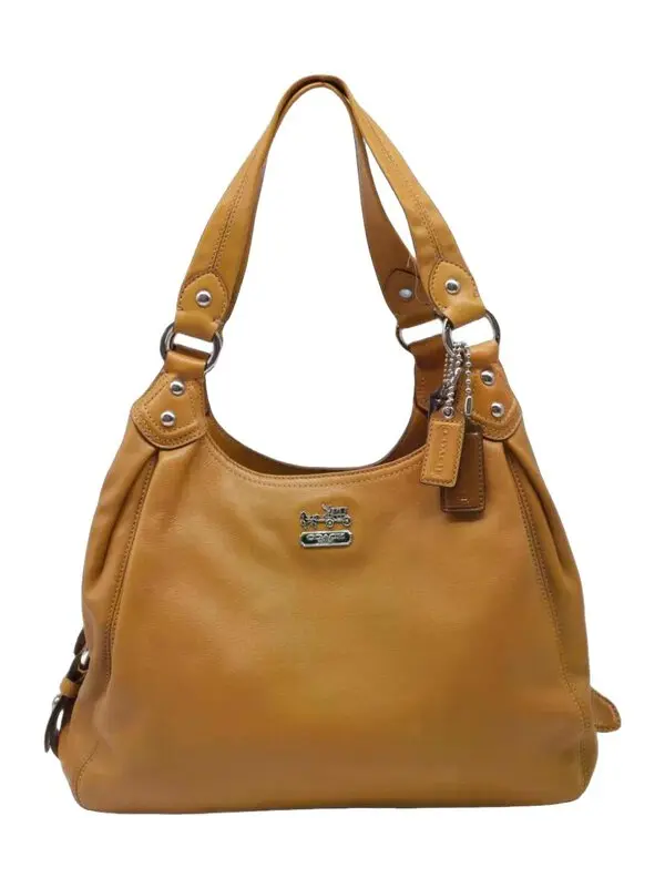 COACH VINTAGE Madison Leather Shoulder Bag - Neutrals