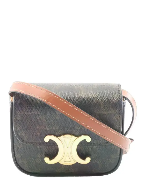 Celine 2010s Mini Claude Shoulder Bag - Brown