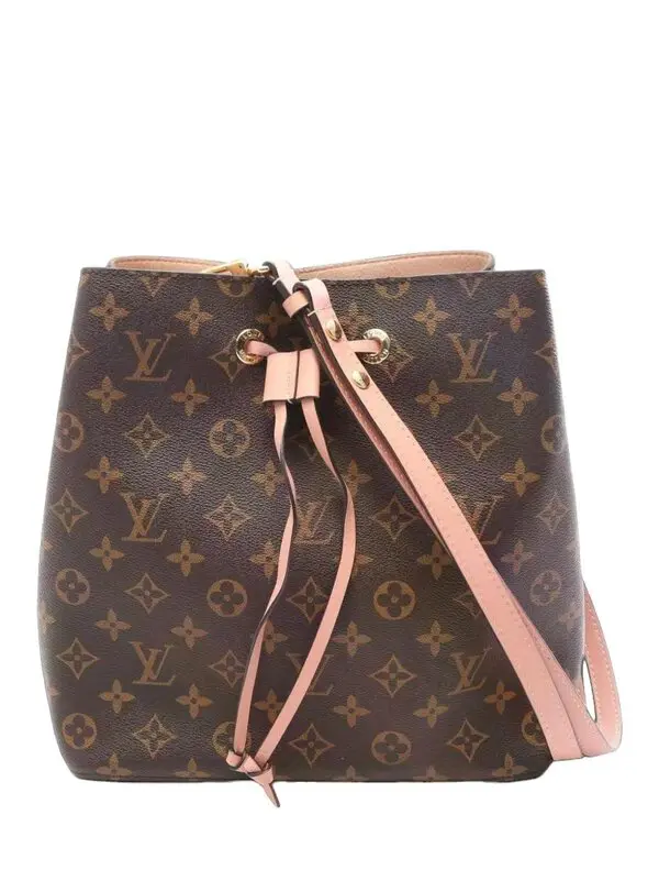 LOUIS VUITTON Monogram Neo Noe Shoulder Bag - Brown