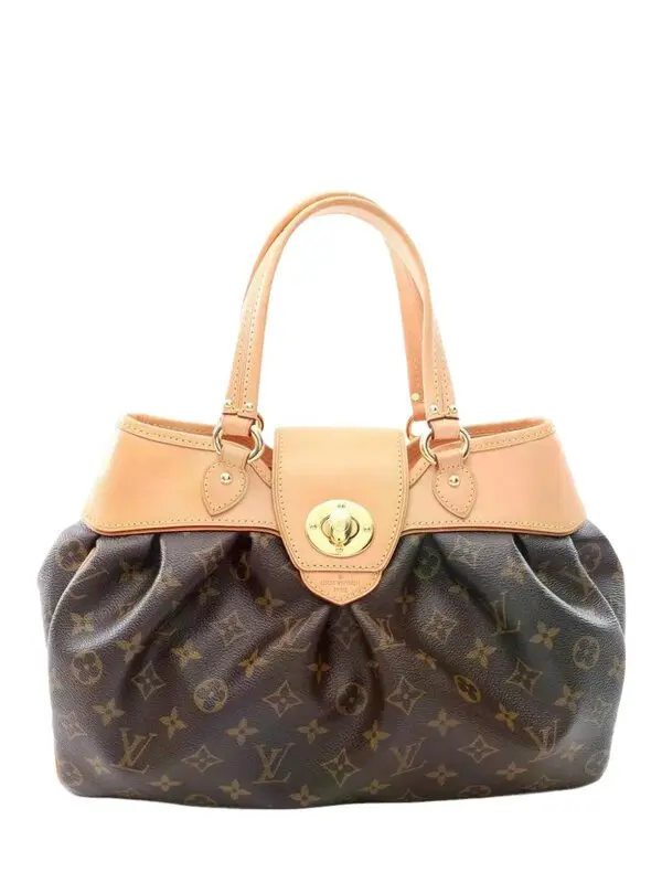 LOUIS VUITTON Monogram Canvas Shoulder Bag - Brown