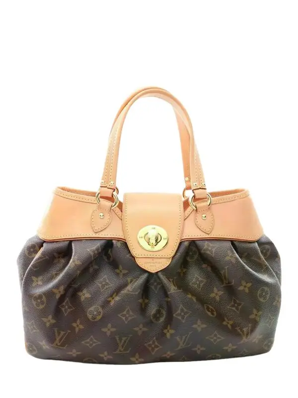 LOUIS VUITTON Monogram Canvas Shoulder Bag - Brown
