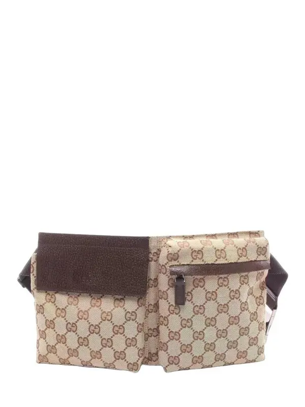 Gucci 2000s Gg-patterned Belt Bag - Neutrals