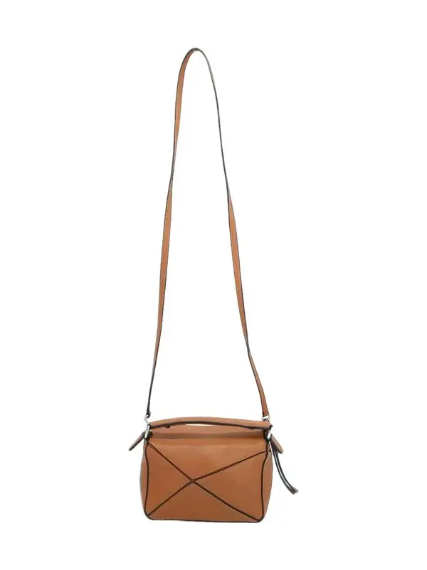 Loewe Puzzle Geometric Shoulder Bag - Brown