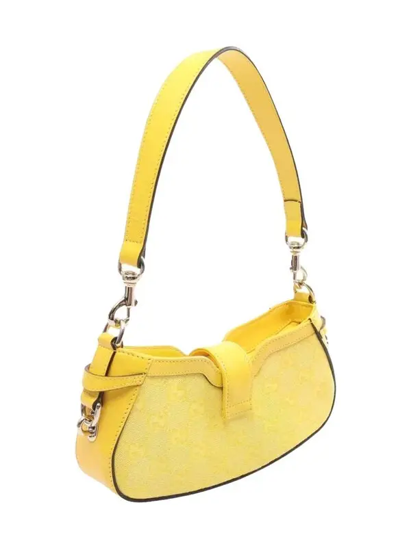 Gucci Gg Canvas Mini Shoulder Bag - Yellow