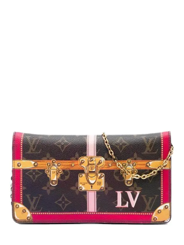 LOUIS VUITTON Monogram Summer Trunks Pochette Weekend Crossbody Bag - Brown