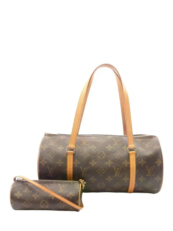 LOUIS VUITTON 30 Papillon Monogram Holdall Bag - Brown