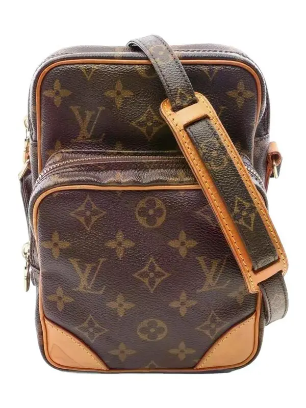 LOUIS VUITTON 2003 Amazone Monogram Cross Body Bag - Brown