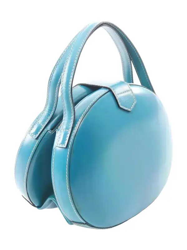 Loewe Round Debossed Logo Mini Handbag - Blue