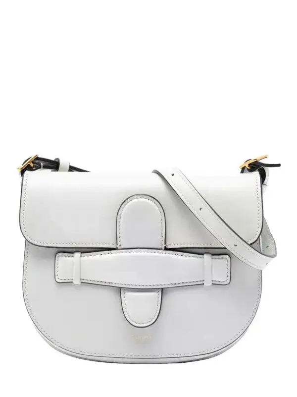 Celine Mini Smooth Calfskin Symmetrical Convertible Bag Satchel - Grey