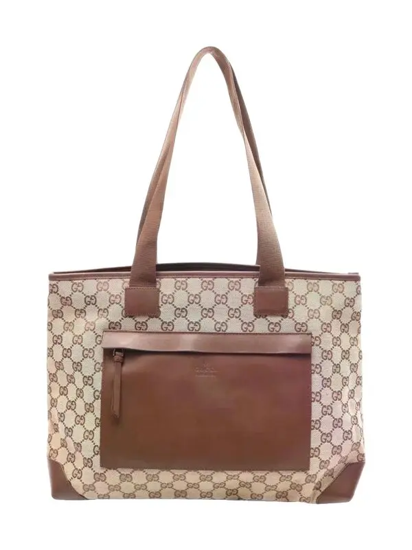 Gucci 2000s Gg Canvas Tote Bag - Neutrals