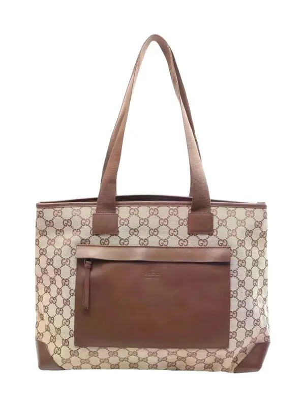 Gucci 2000s Gg Canvas Tote Bag - Neutrals