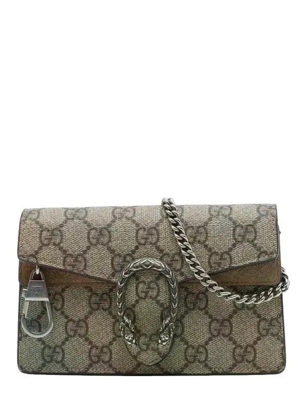 Gucci Mini Gg Supreme Dionysus Crossbody Bag - Neutrals