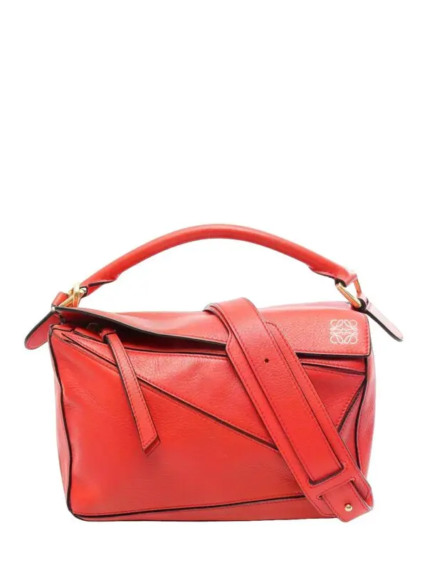 Loewe Small Puzzle Handbag - Red