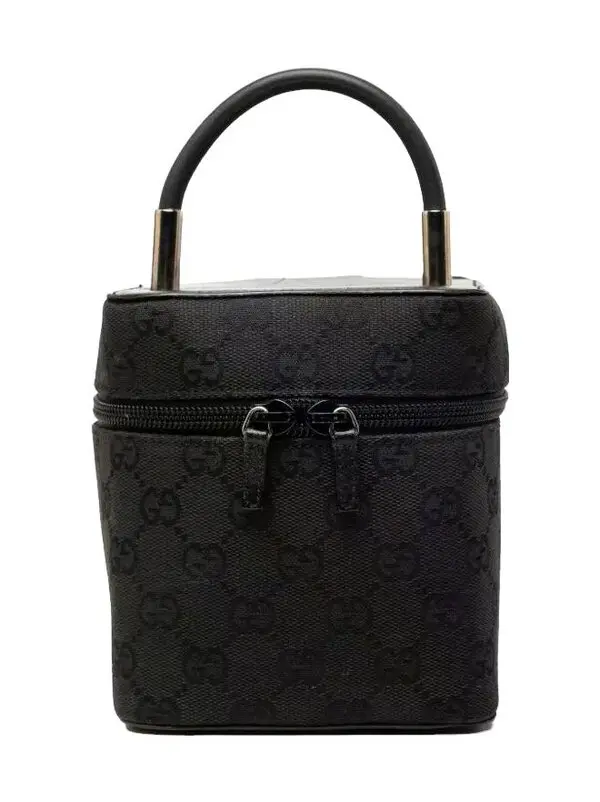Gucci 2000-2015 Mini Gg Canvas Vanity Bag - Black