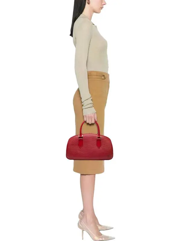 LOUIS VUITTON 2002 Epi Jasmine Handbag - Red