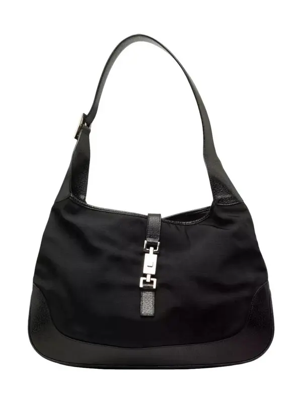 Gucci Nylon Jackie Shoulder Bag - Black