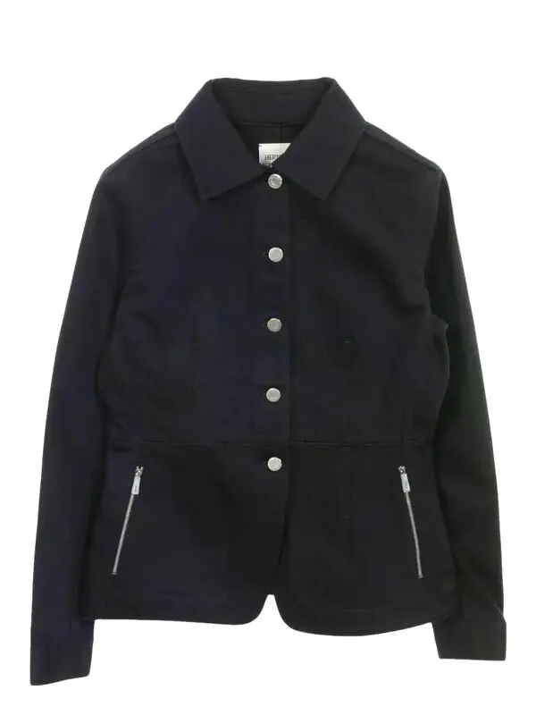 Hermès 2020s Sellier Button Jacket - Blue