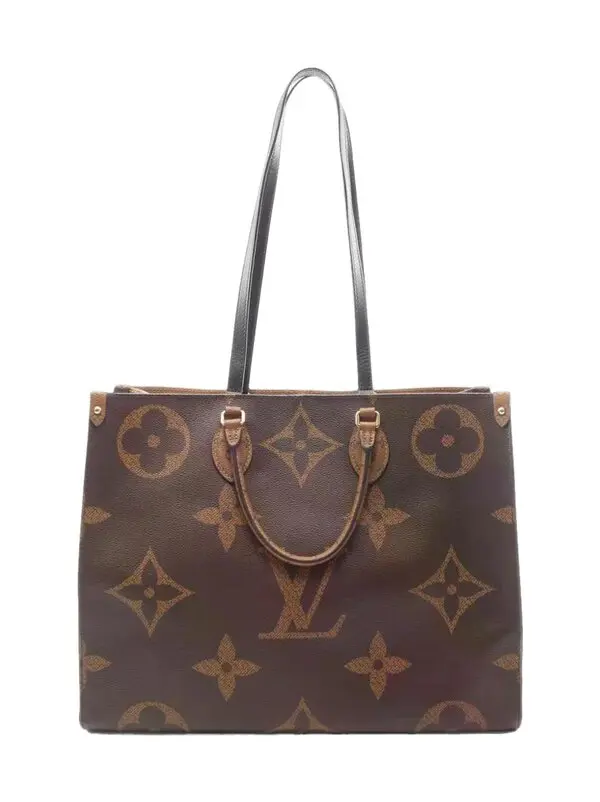 LOUIS VUITTON Onthego Gm Monogram Shoulder Bag - Brown