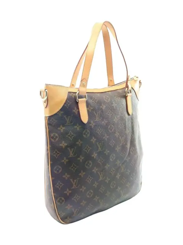 LOUIS VUITTON Monogram Canvas Odeon Gm Tote Bag - Brown