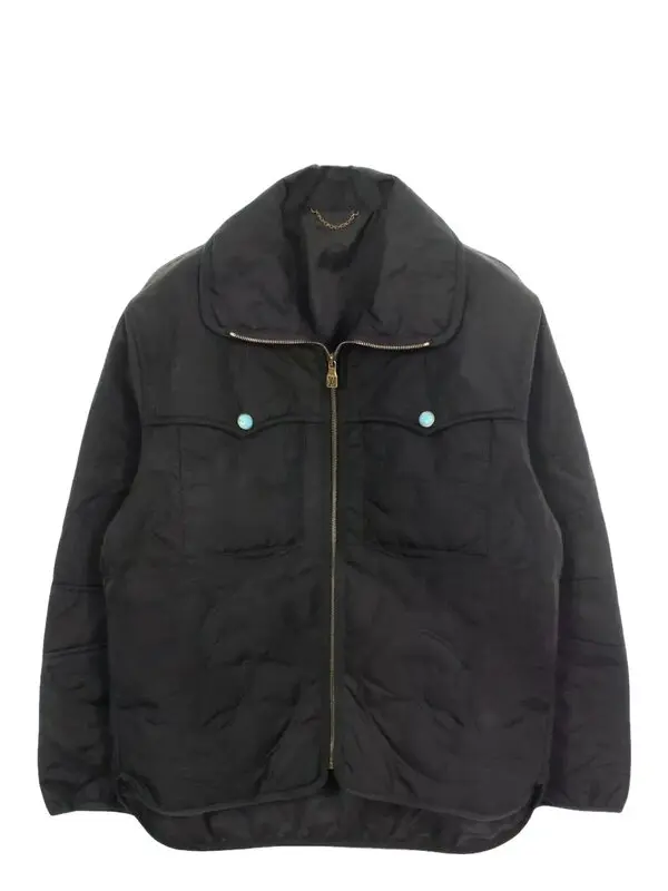LOUIS VUITTON Quilted Overshirt Jacket - Black