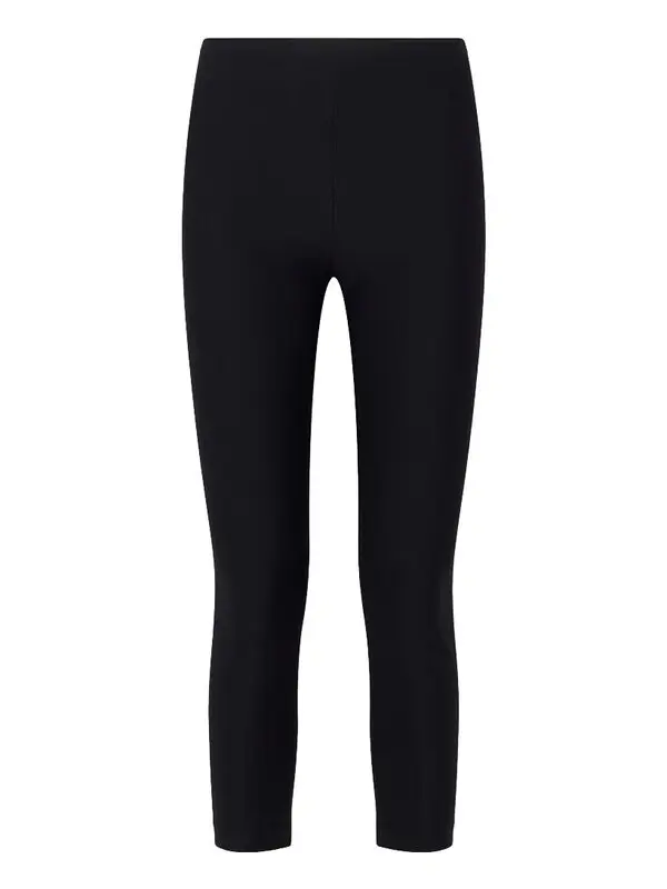 THE ROW Gael Cropped Trousers - Black