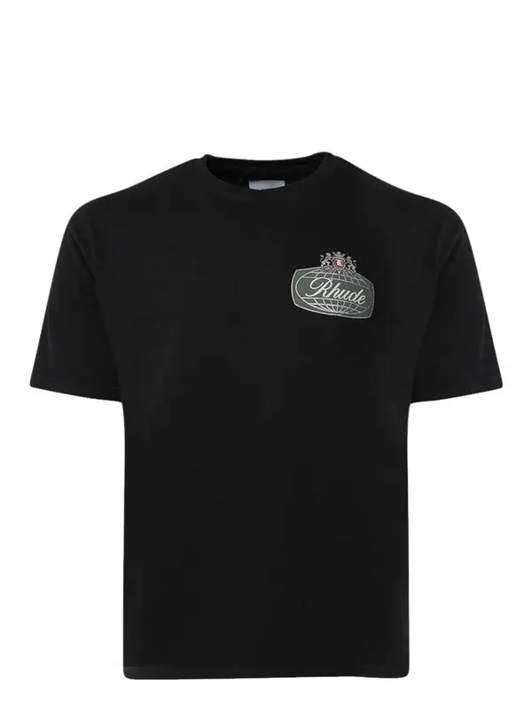 Rhude Desert Crest Tee Vintage And Silver - Black