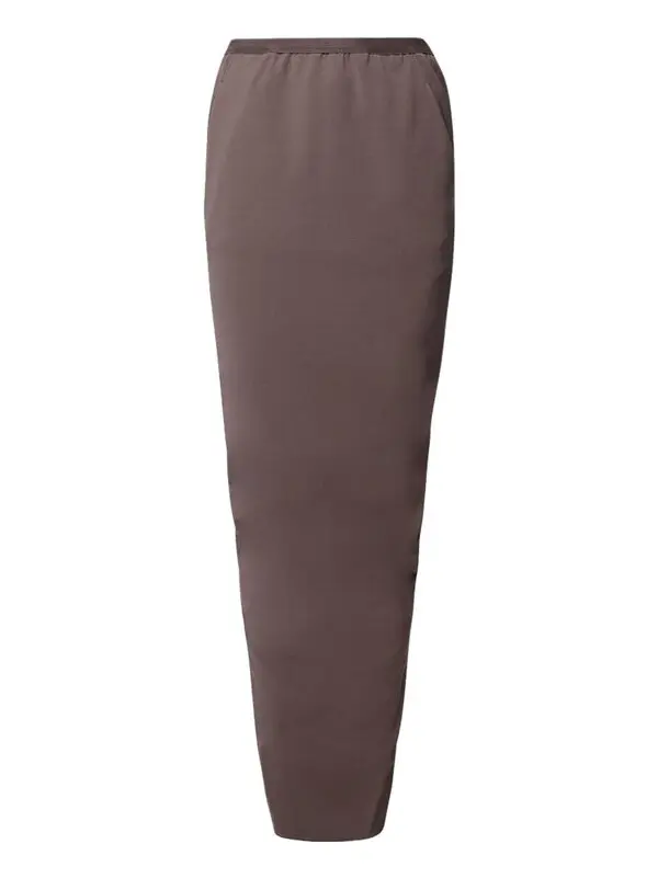 Rick Owens Soft Pillar Long Grape Skirt - Pink