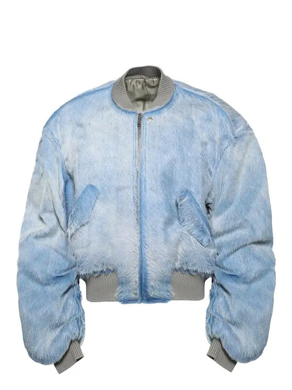 Rick Owens Flight Bomber Jacket - Blue