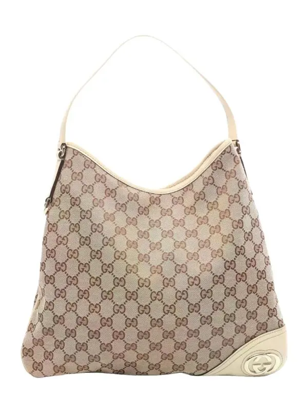 Gucci Gg Supreme Shoulder Bag - Neutrals