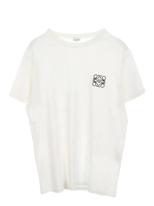 Loewe 2010s Anagram-embroidered T-shirt - White