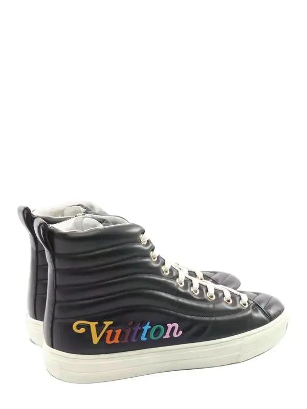 LOUIS VUITTON 2019 Stellar Line High-top Sneakers - Black