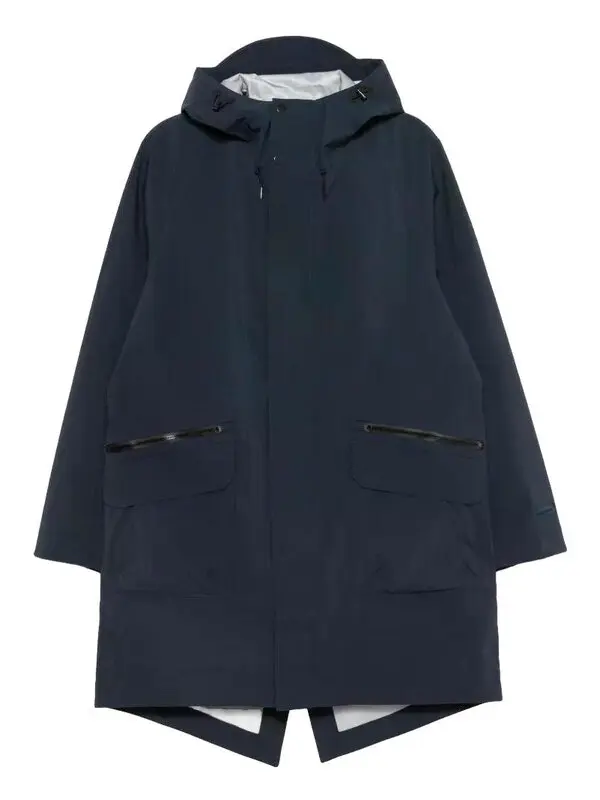 Paul Smith Hooded Fishtail Parka - Blue